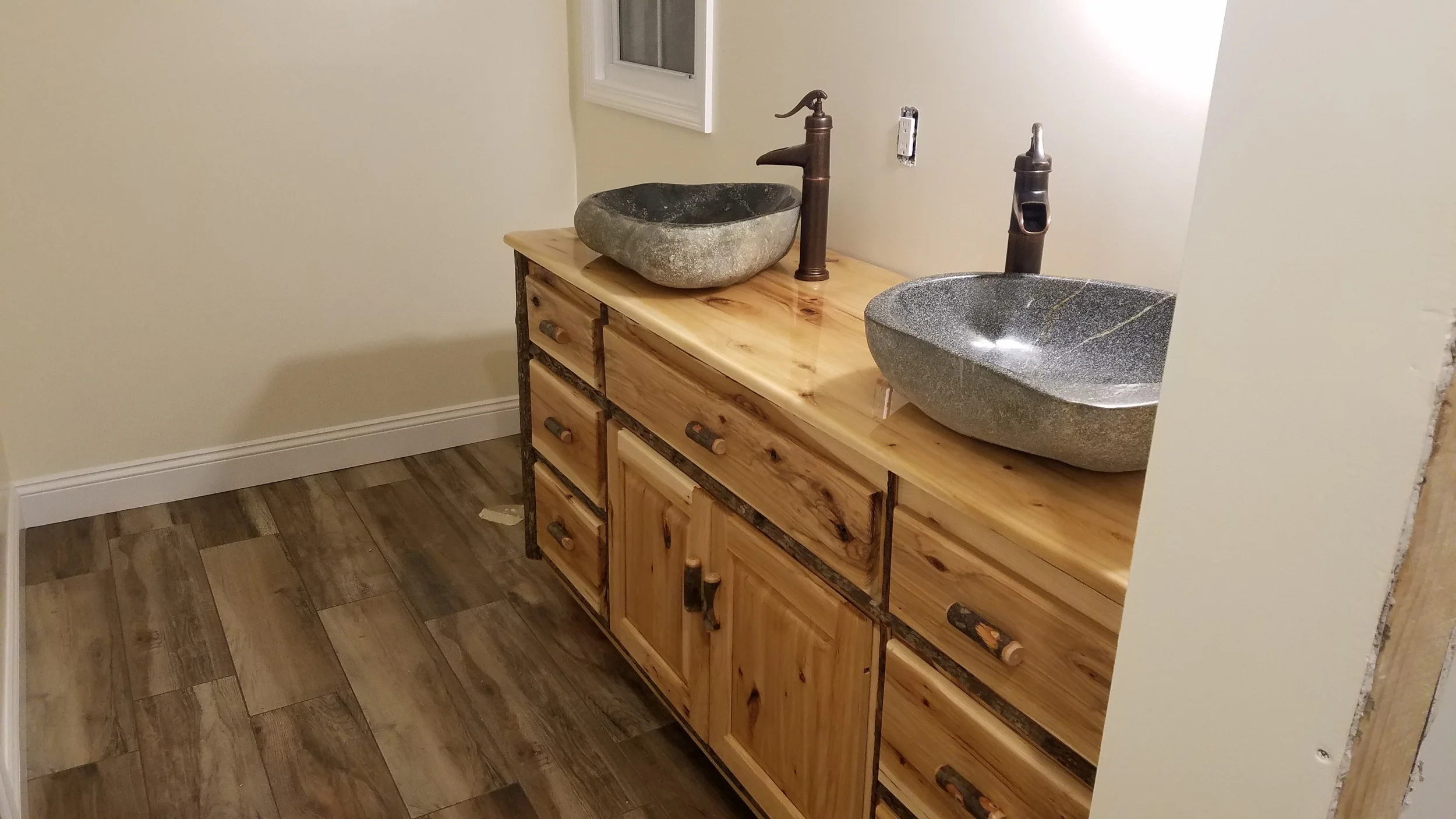 Hickory Vanity — EZ Mountain Rustic Furniture
