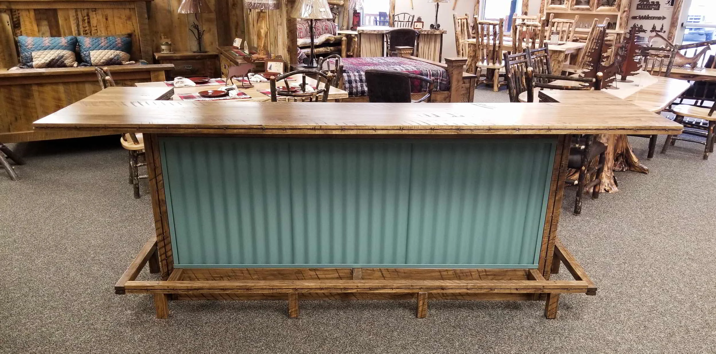 Rustic Log Man Cave Furniture — EZ Mountain Rustic Furniture