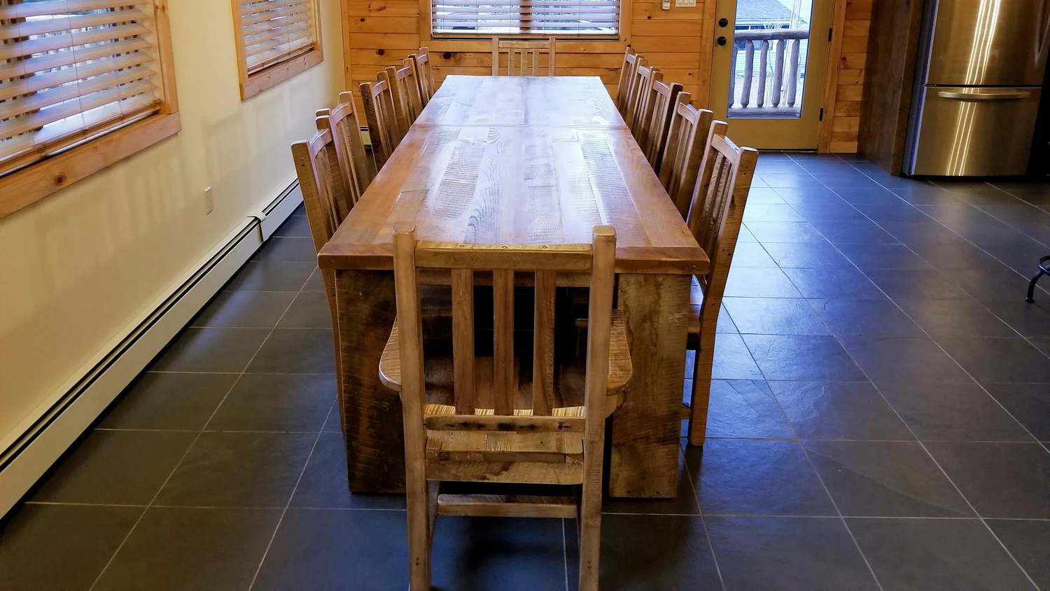 Barnwood Dining Table — EZ Mountain Rustic Furniture