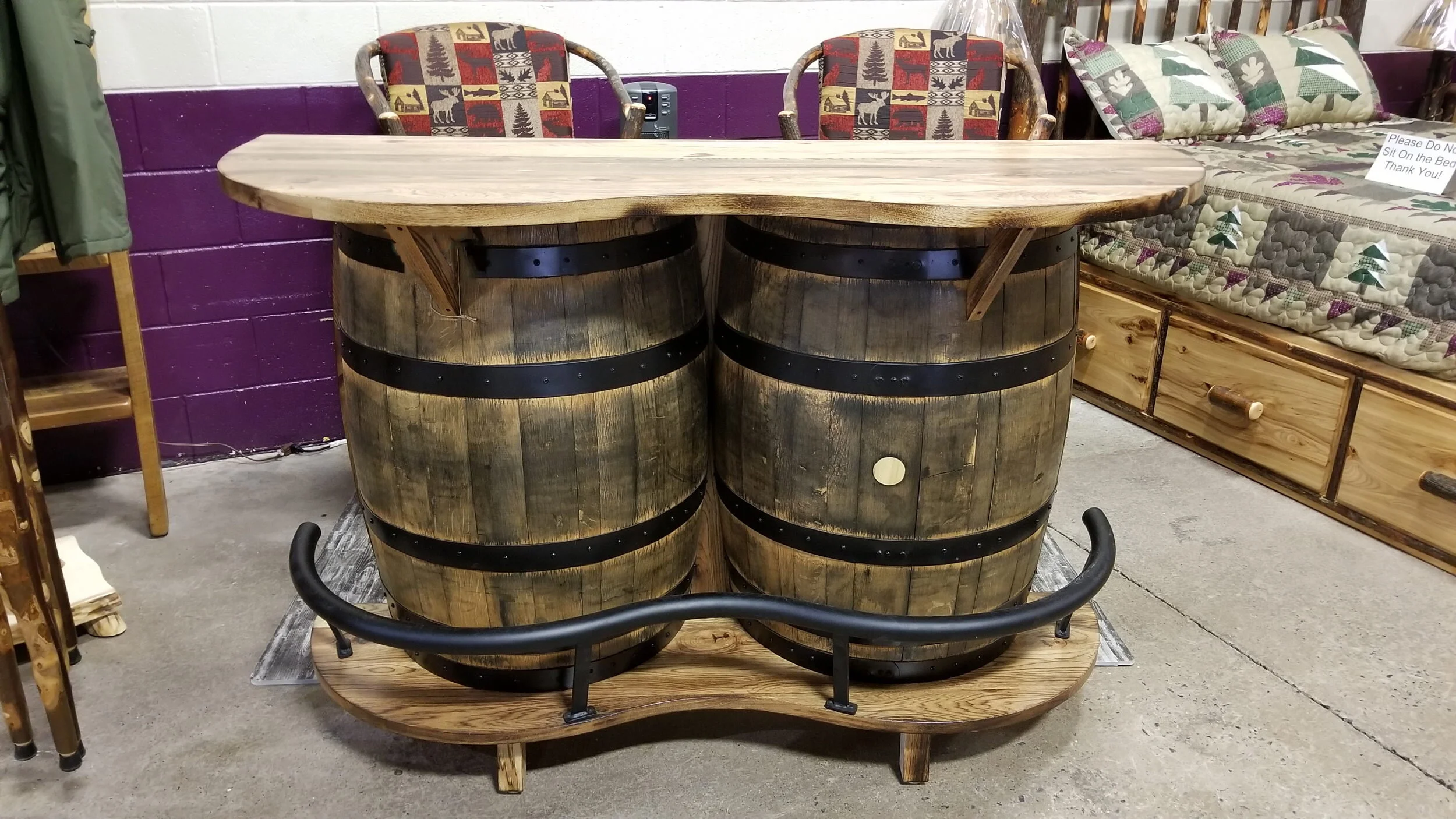 Rustic Log Bars for Sale — EZ Mountain Rustic Furniture