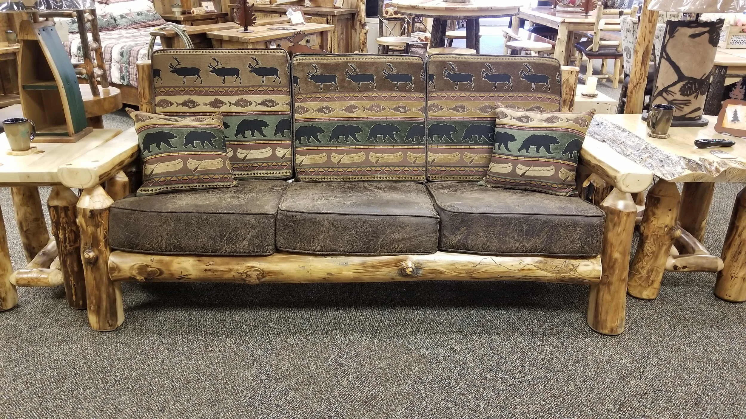 Rustic Chairs, Rockers & Ottomans | Quality Wood Seating — EZ Mountain ...