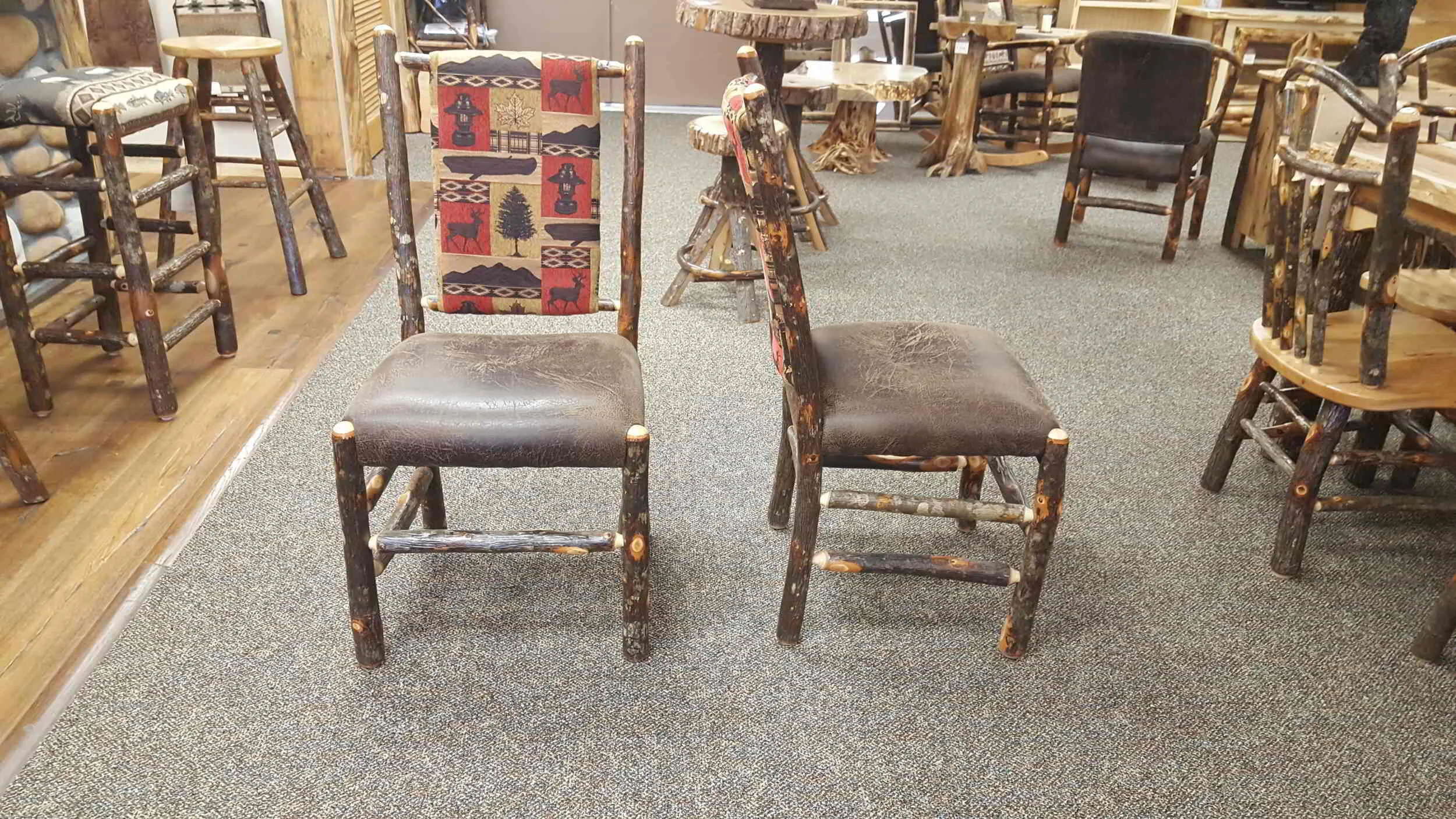Rustic Dining Chairs | Quality Dining Furniture — EZ Mountain Rustic ...