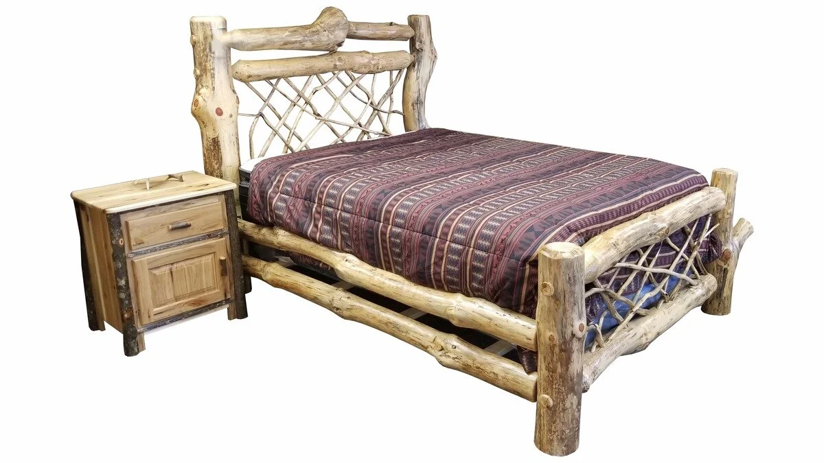 Rustic Log Beds | Quality Bedroom Furniture — EZ Mountain Rustic Furniture