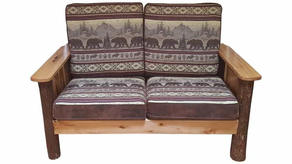 Hickory Futon — EZ Mountain Rustic Furniture