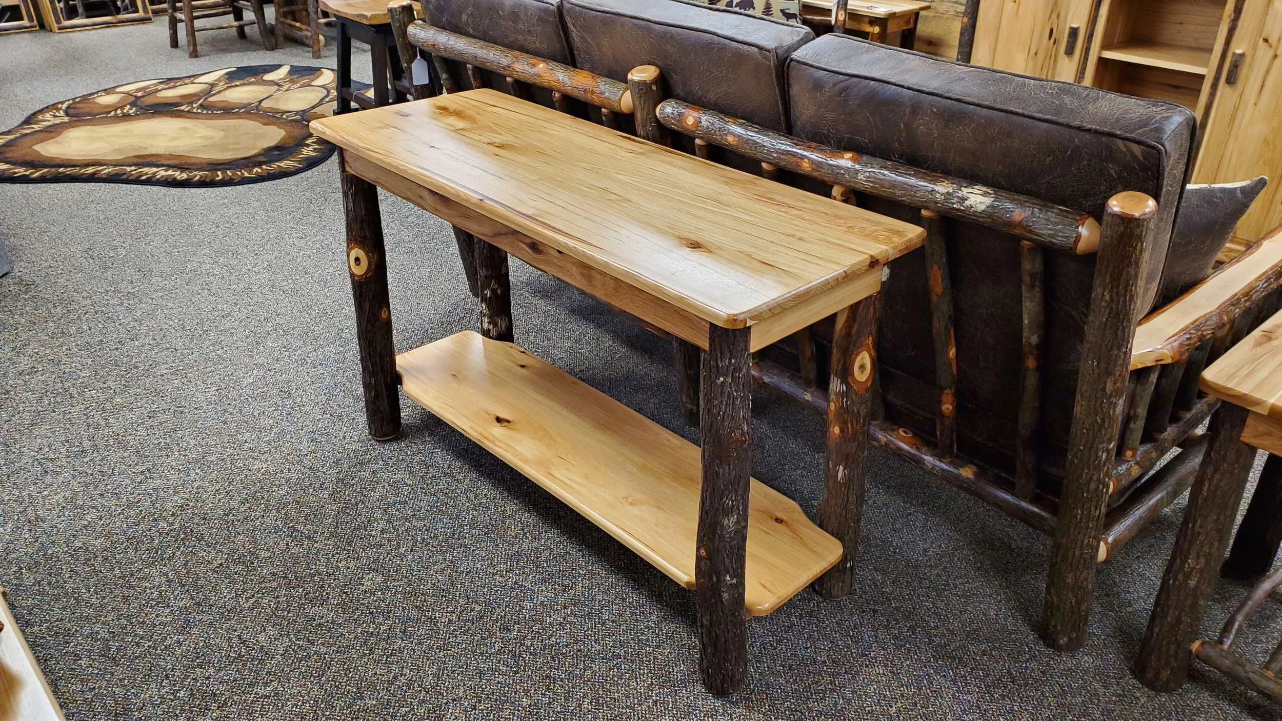 Hickory Sofa Table — EZ Mountain Rustic Furniture