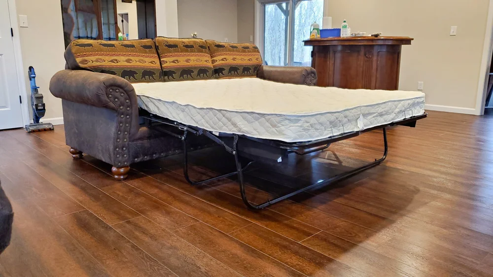 Rustic Log Sleeper Sofa | Baci Living Room