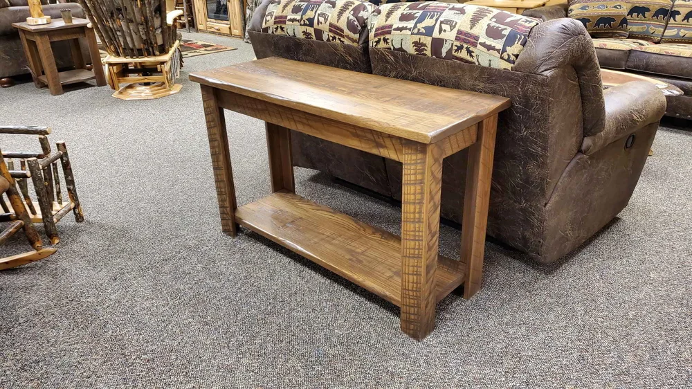 Rustic Wood Sofa