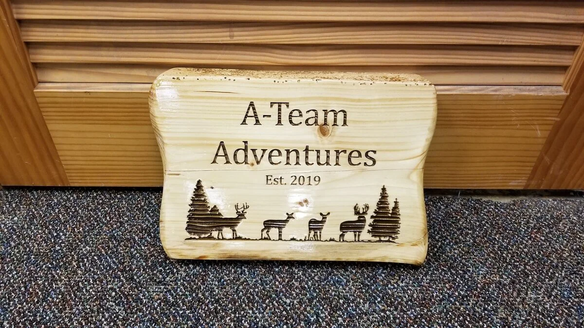 Custom Wood or Glass Engraving — EZ Mountain Rustic Furniture