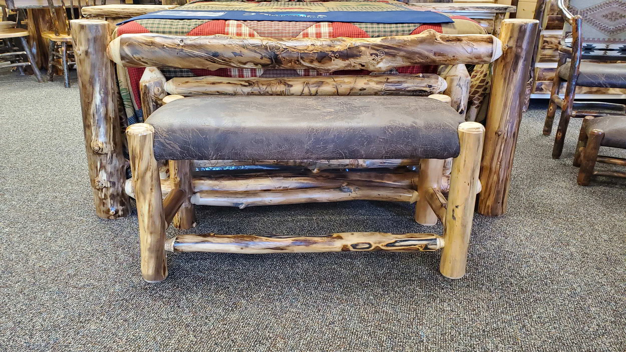Aspen Wood Furniture Collection | EZ Mountain Rustic Furniture — EZ ...