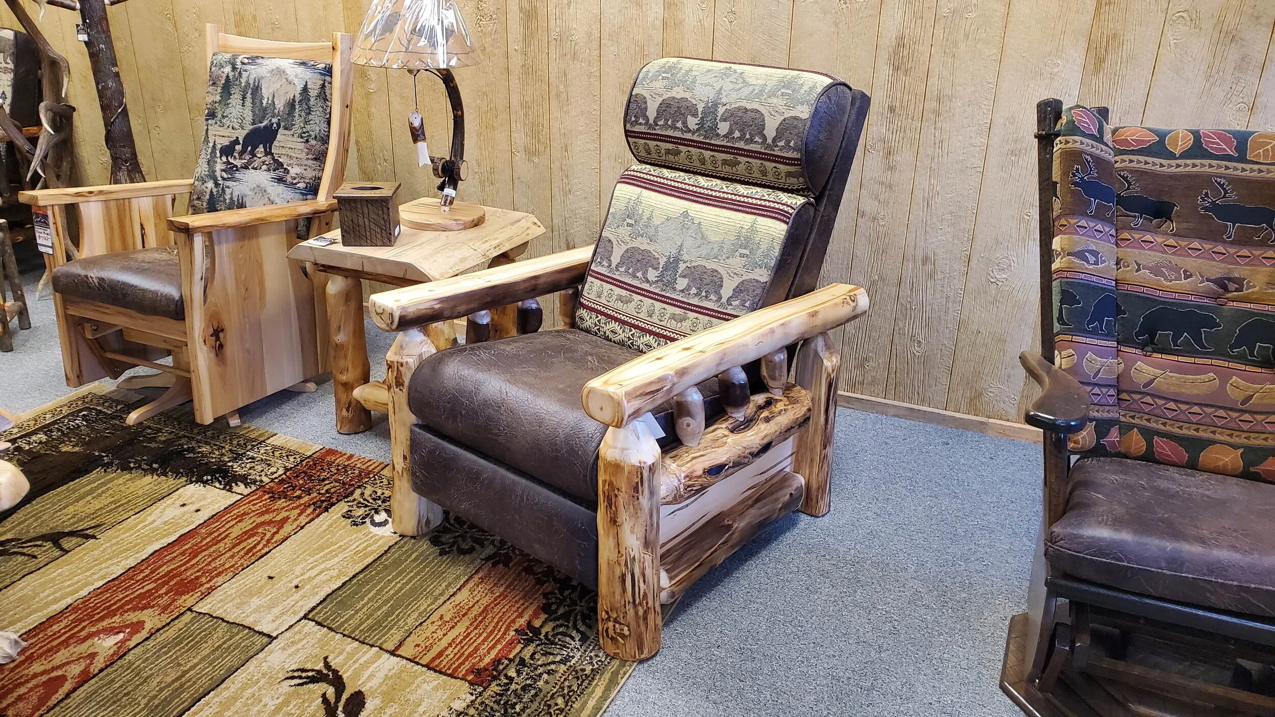 Aspen Log Furniture Collection — EZ Mountain Rustic Furniture