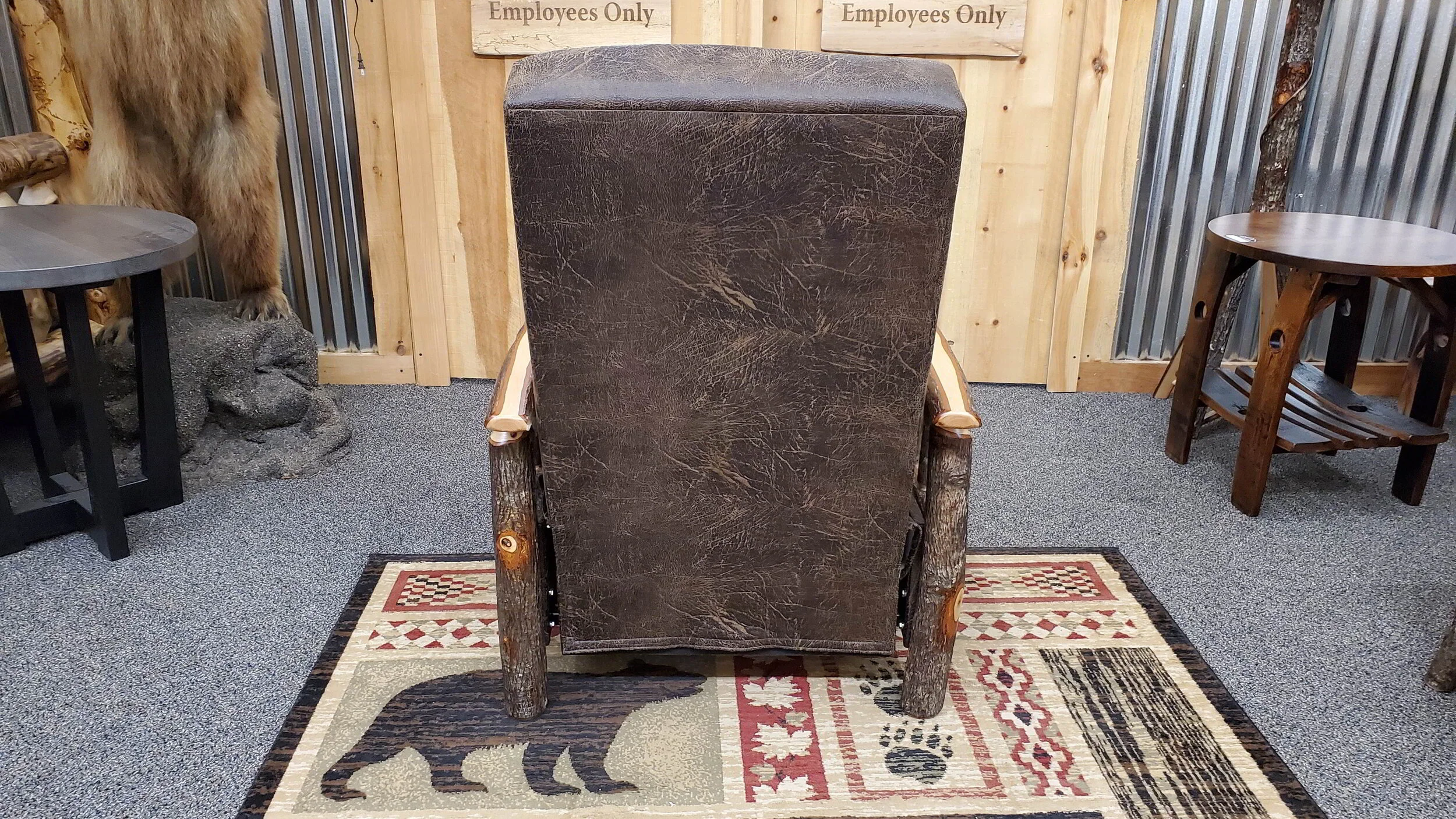 Hickory Tilt-Back Recliner — EZ Mountain Rustic Furniture