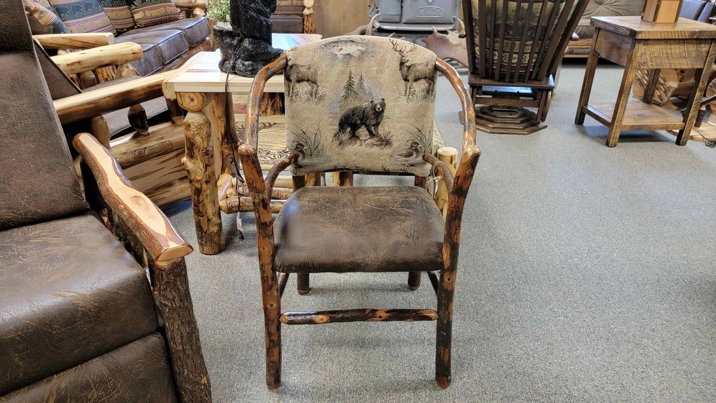 Hickory Hoop Chair — EZ Mountain Rustic Furniture