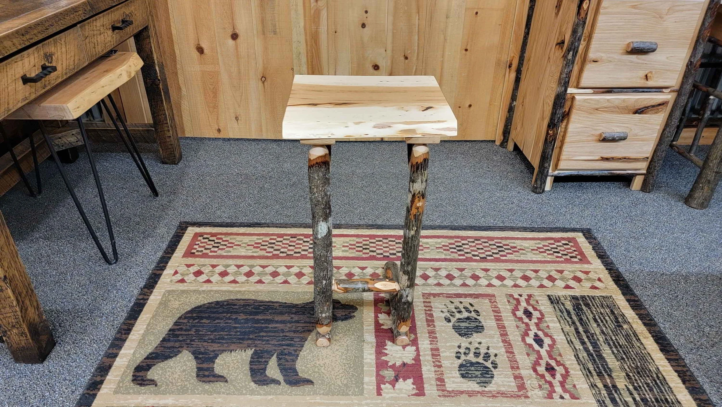 Hickory Live Edge Sofa Mate — EZ Mountain Rustic Furniture