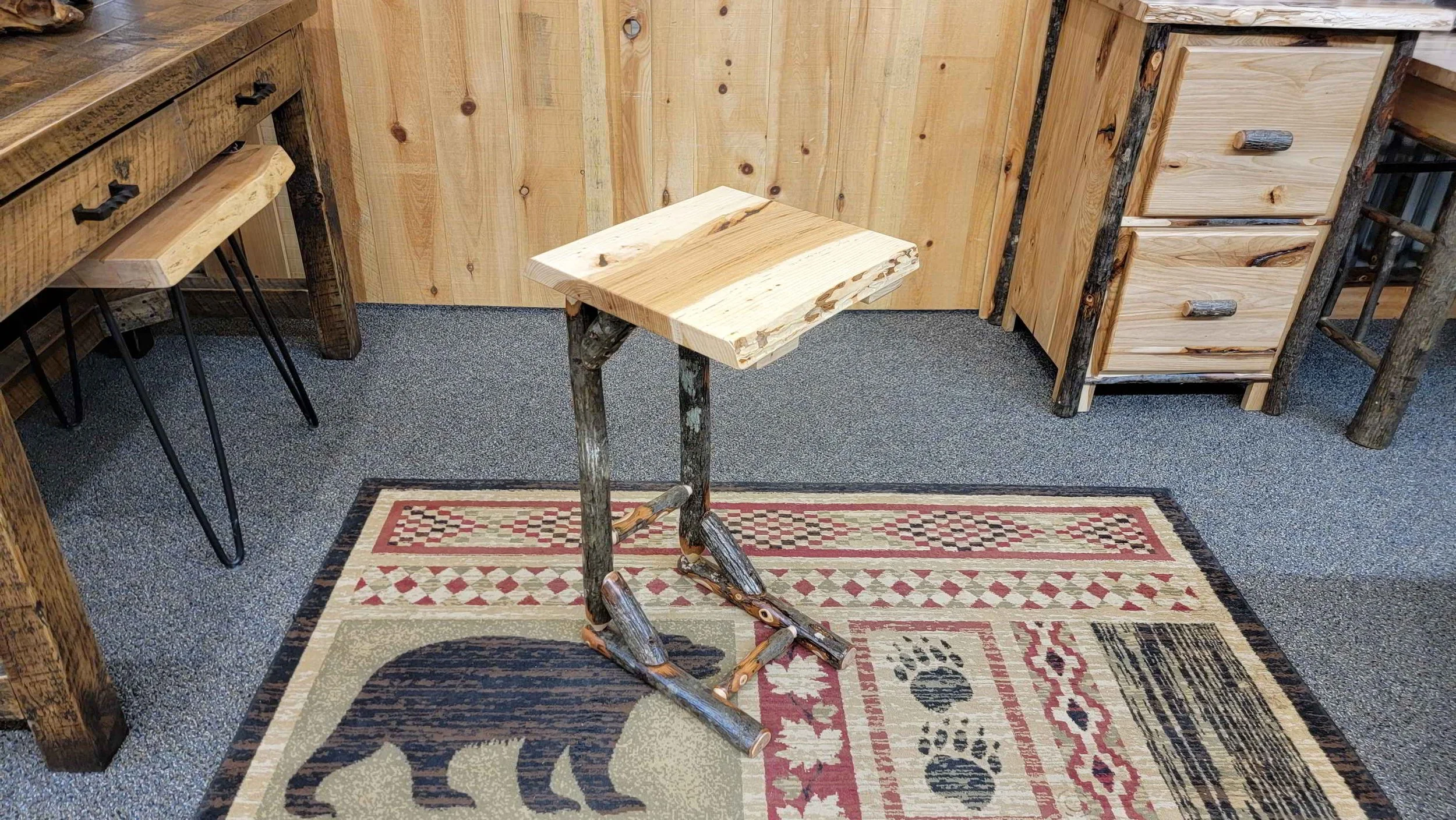 Hickory Live Edge Sofa Mate — EZ Mountain Rustic Furniture