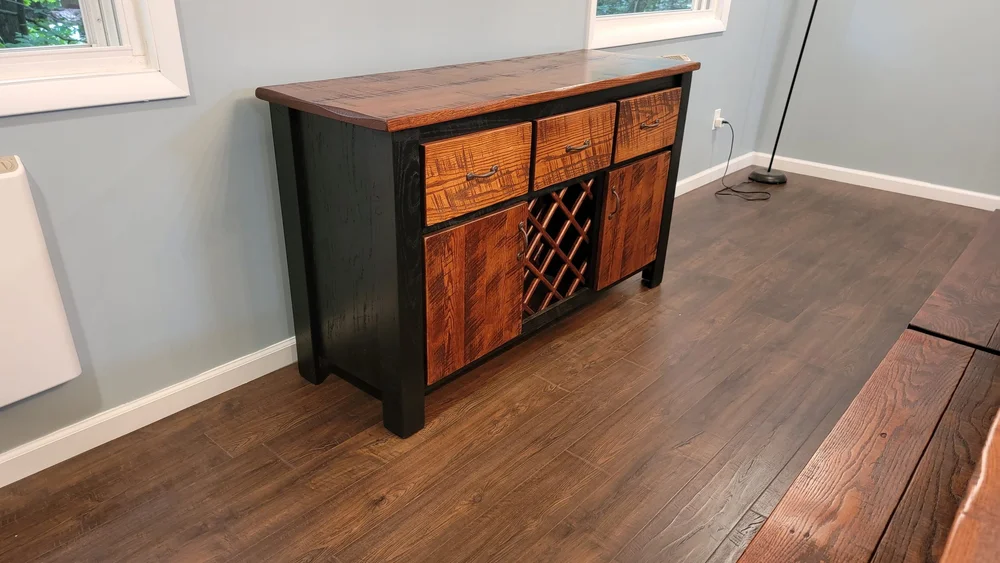 Wood Buffet Table