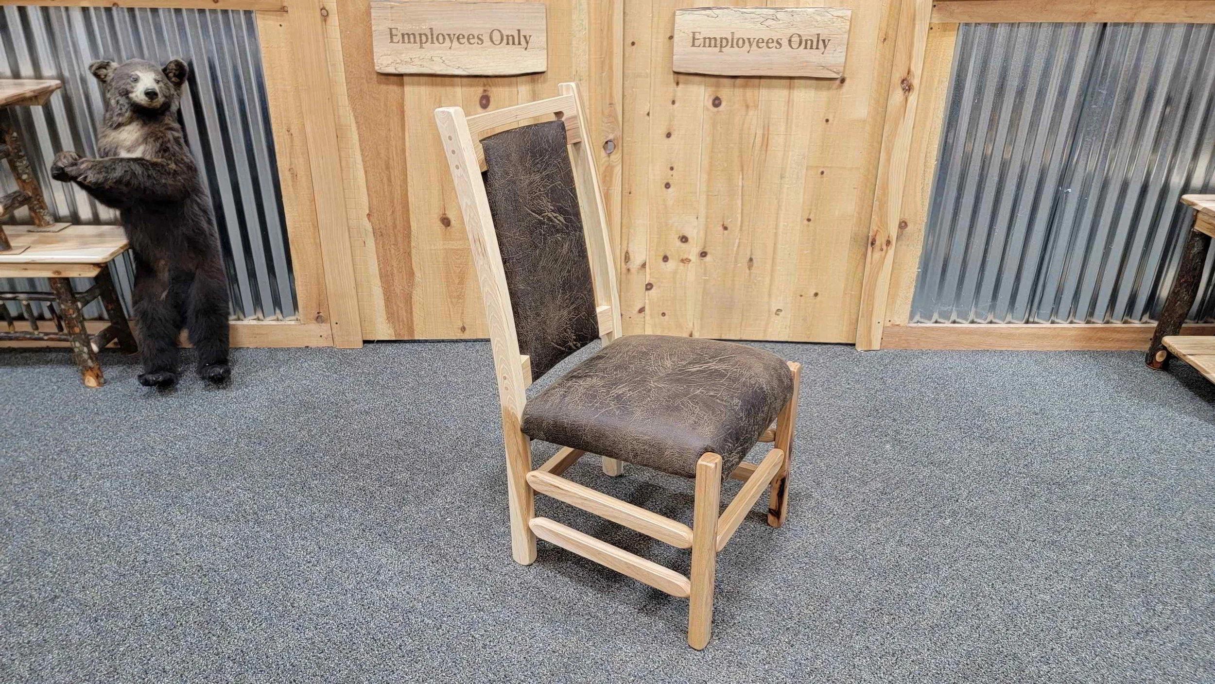 Hickory Handle Back Dining Chair — EZ Mountain Rustic Furniture