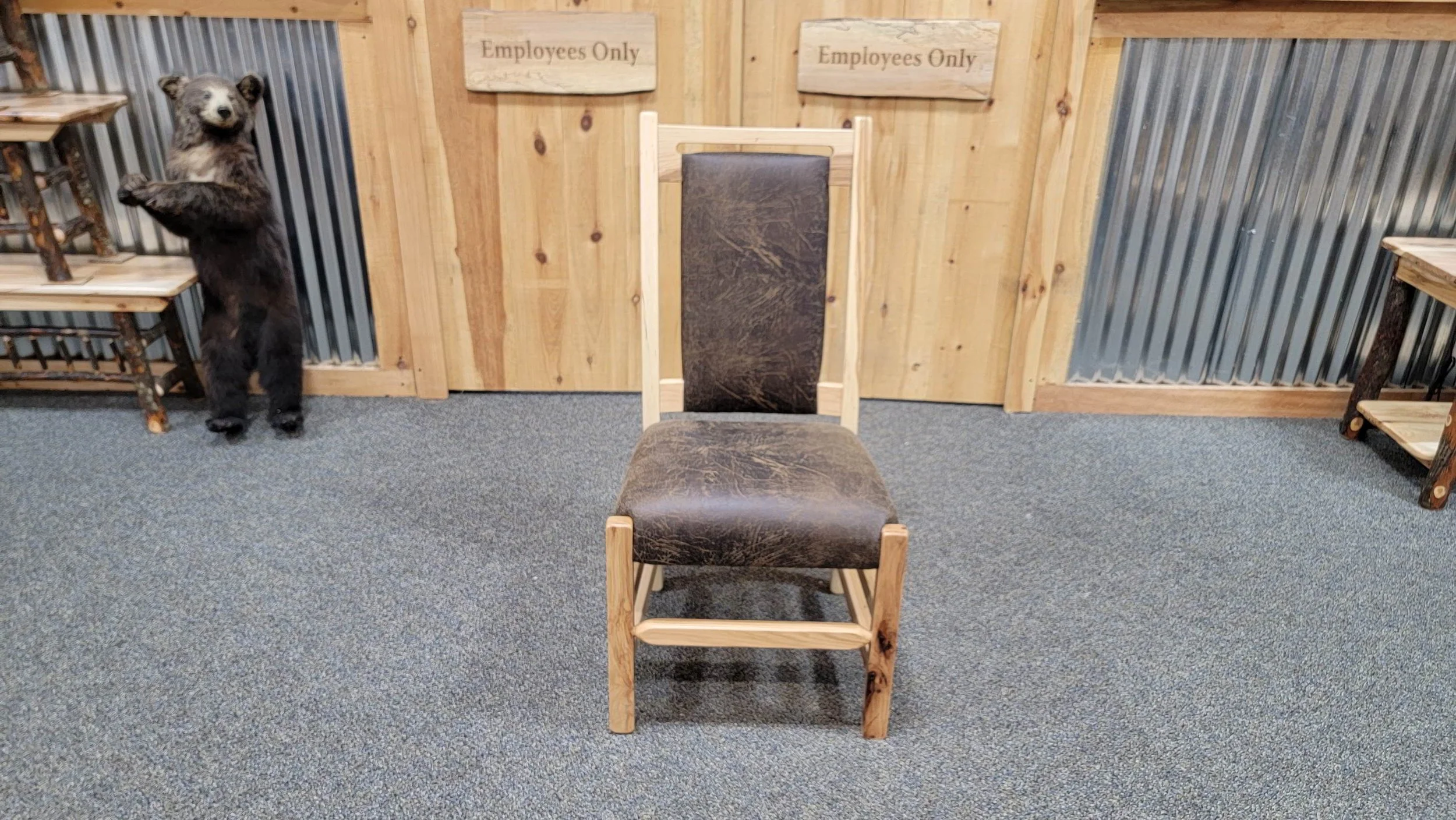 Hickory Handle Back Dining Chair — EZ Mountain Rustic Furniture