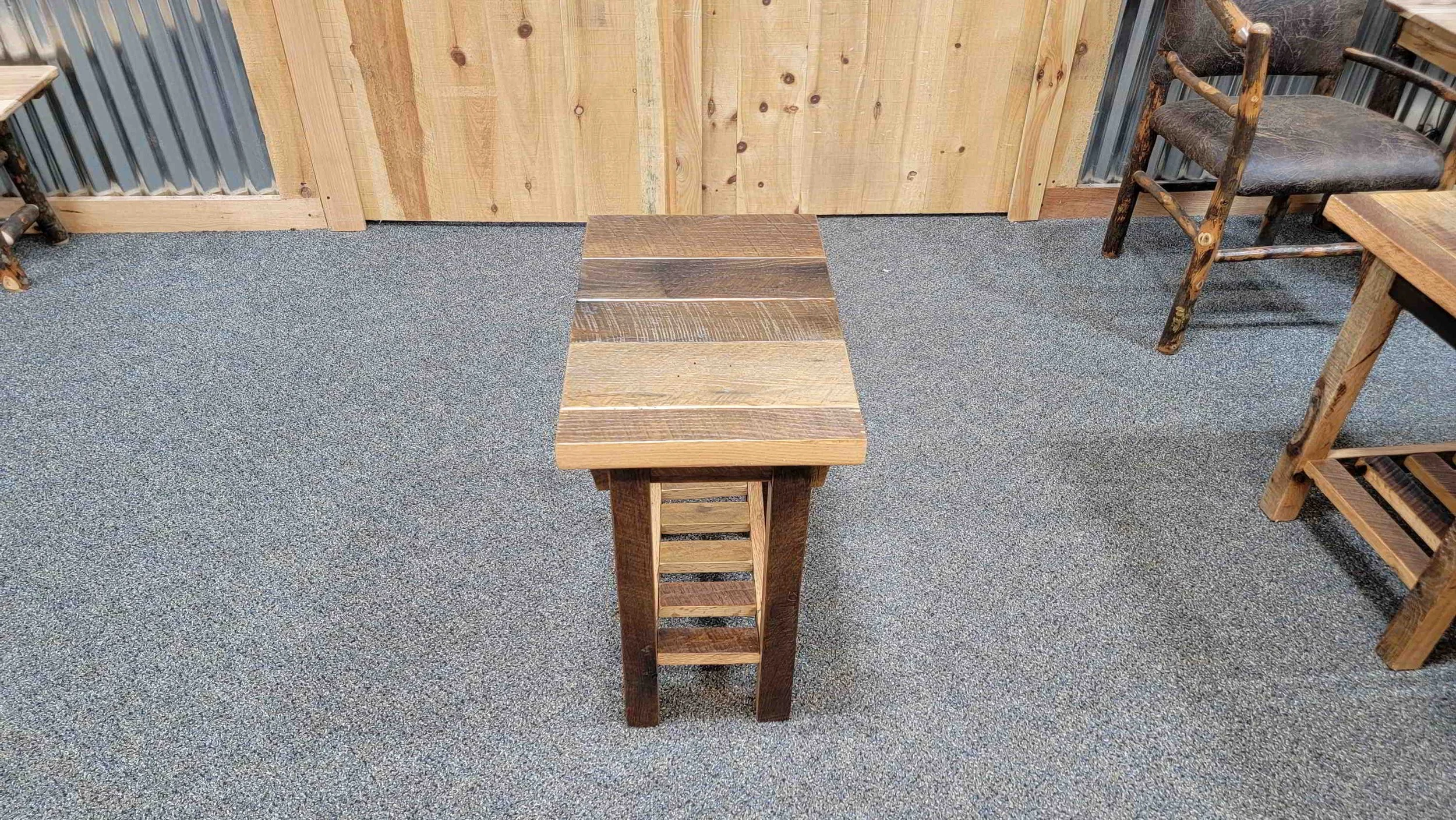 Barnwood 14" x 22" End Table — EZ Mountain Rustic Furniture