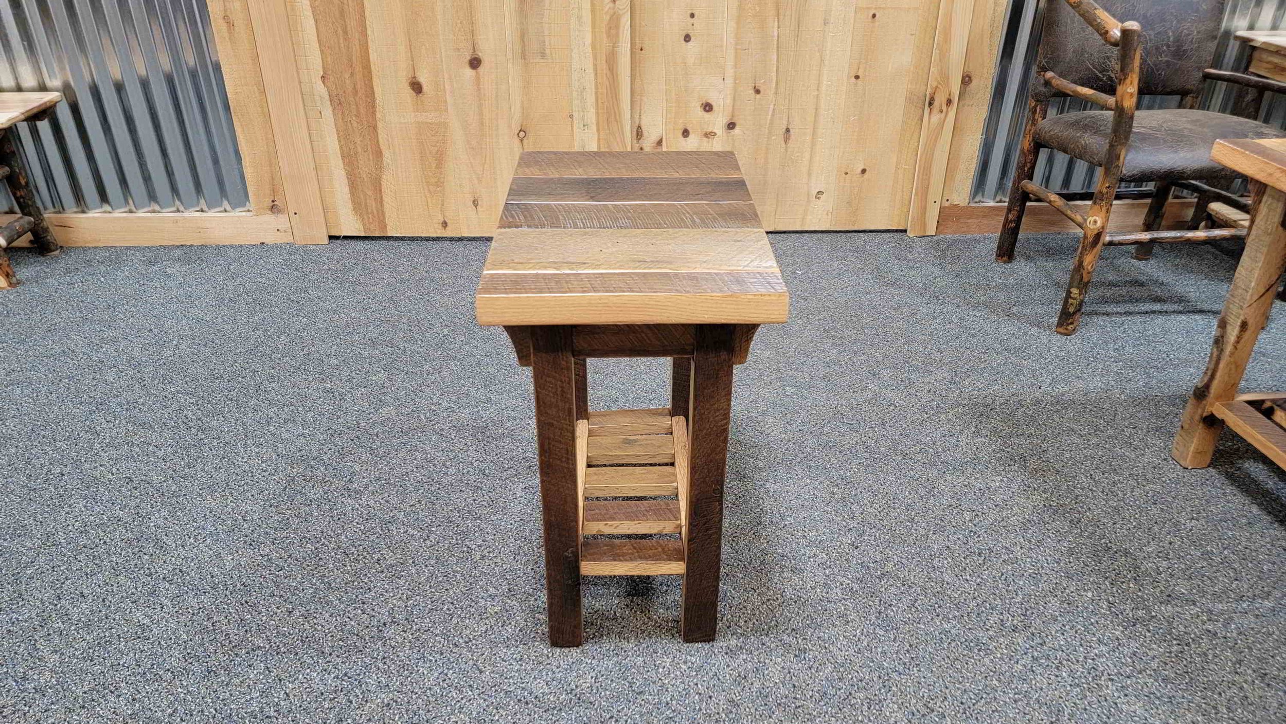 Barnwood 14" x 22" End Table — EZ Mountain Rustic Furniture