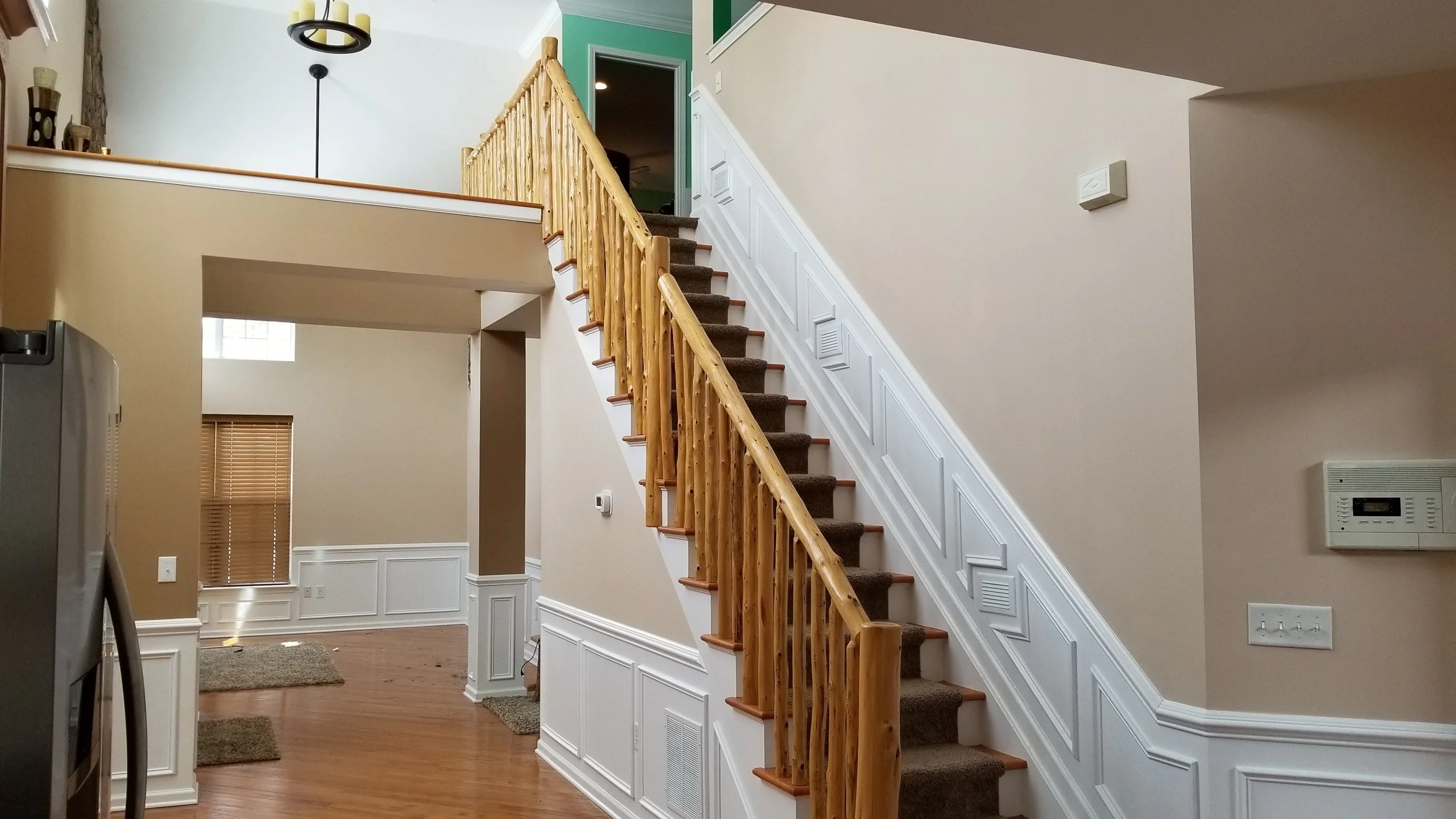 Rustic Log & Timber Railing — EZ Mountain Rustic Furniture