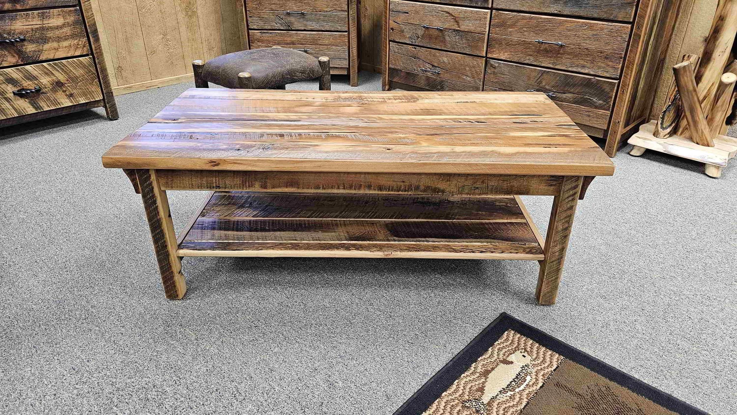 Barnwood Yellowstone Coffee Table — EZ Mountain Rustic Furniture