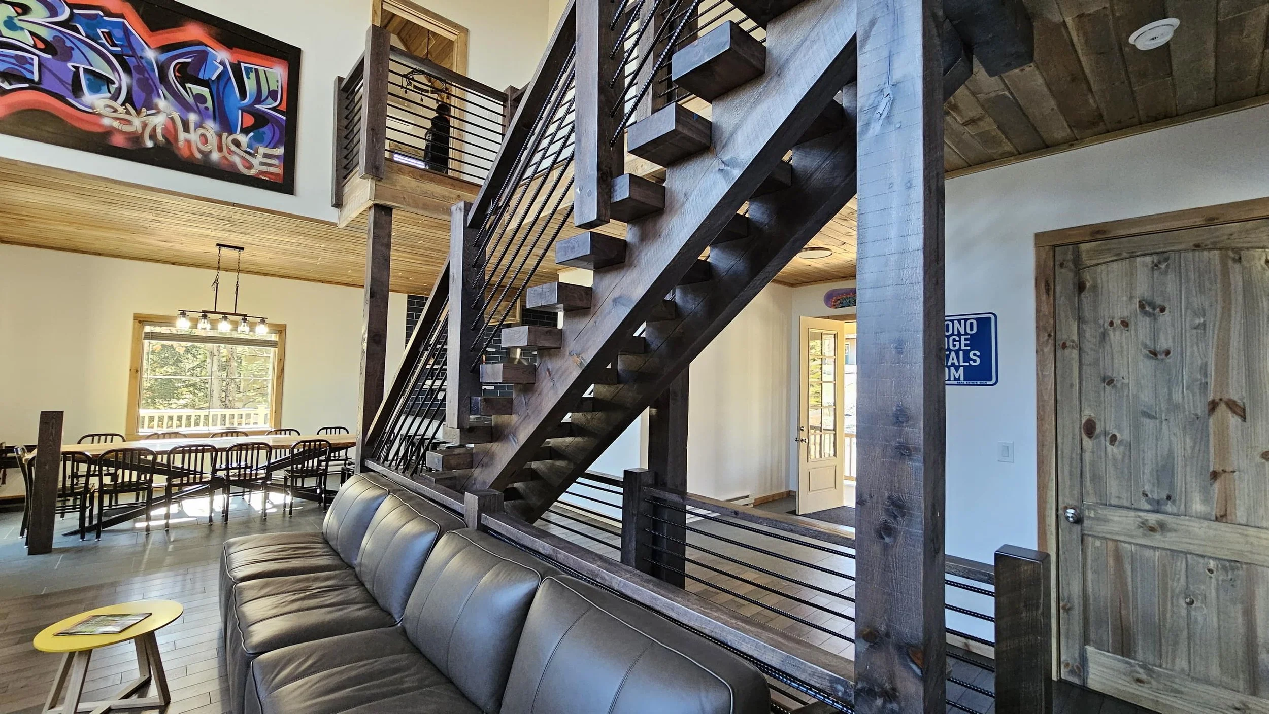 Timber Frame Railing — EZ Mountain Rustic Furniture