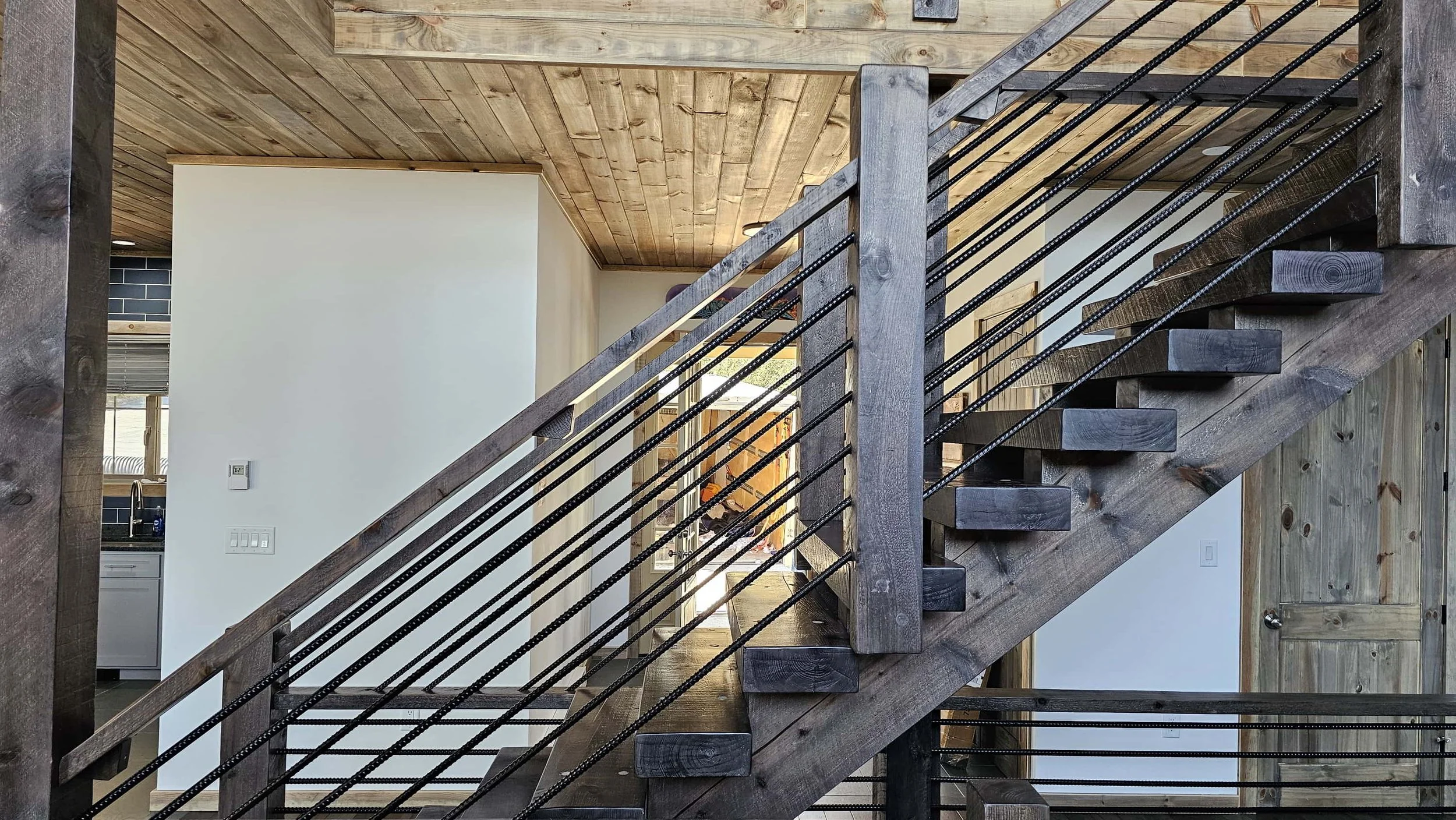 Timber Frame Railing — EZ Mountain Rustic Furniture