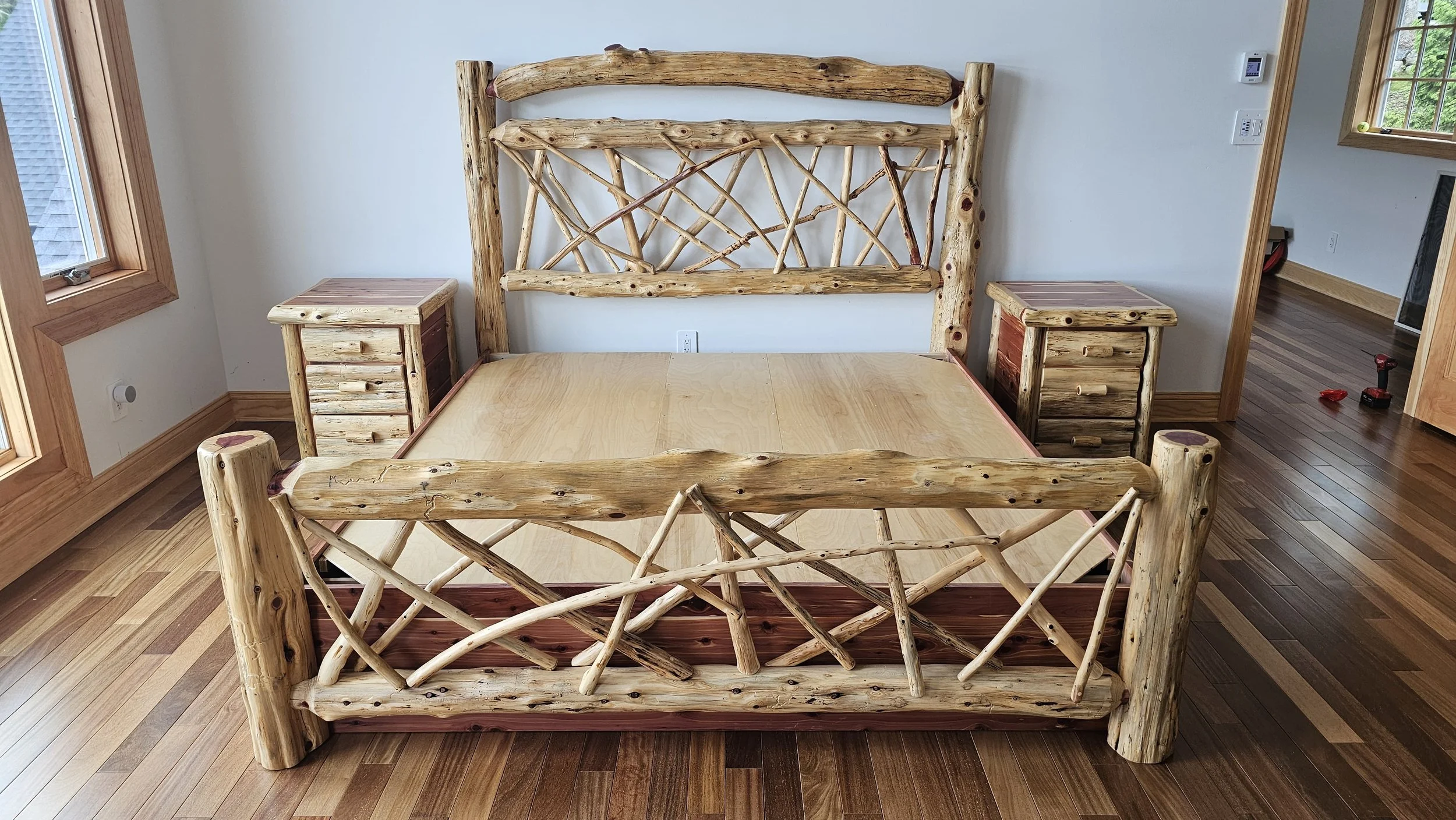 Red Cedar Bed — EZ Mountain Rustic Furniture