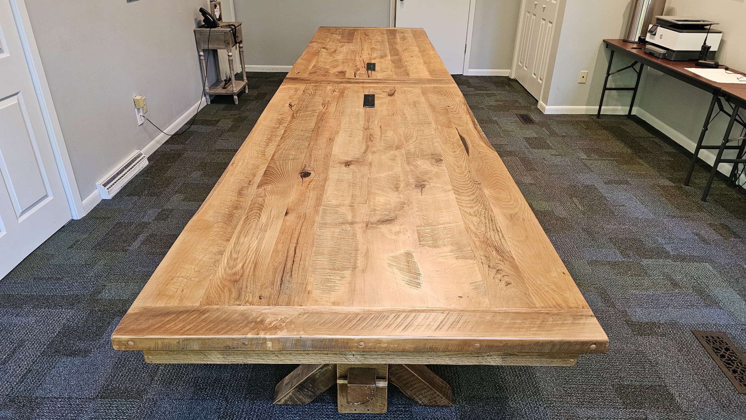 Barnwood Conference Table — EZ Mountain Rustic Furniture
