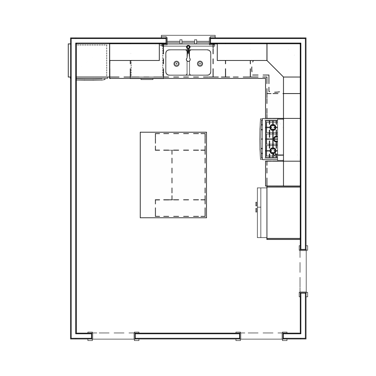 Rustic Kitchen Cabinets — EZ Mountain Rustic Furniture