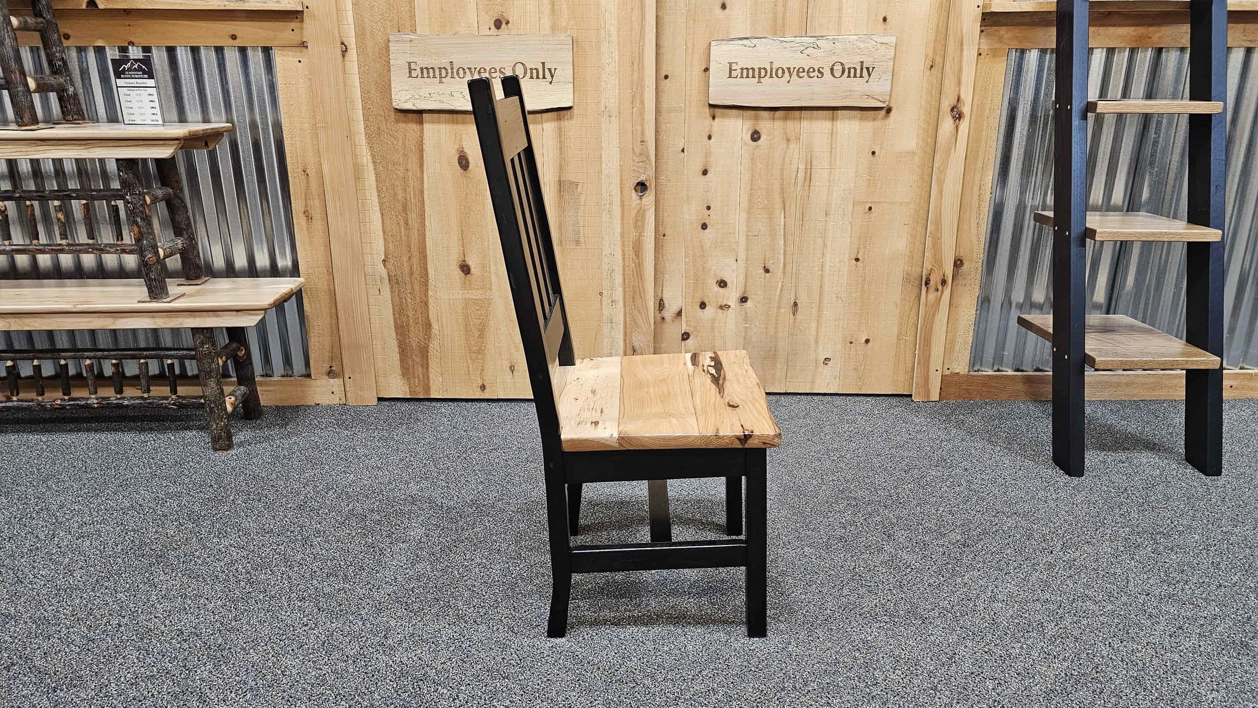 Hickory 3 Slat Chair — EZ Mountain Rustic Furniture