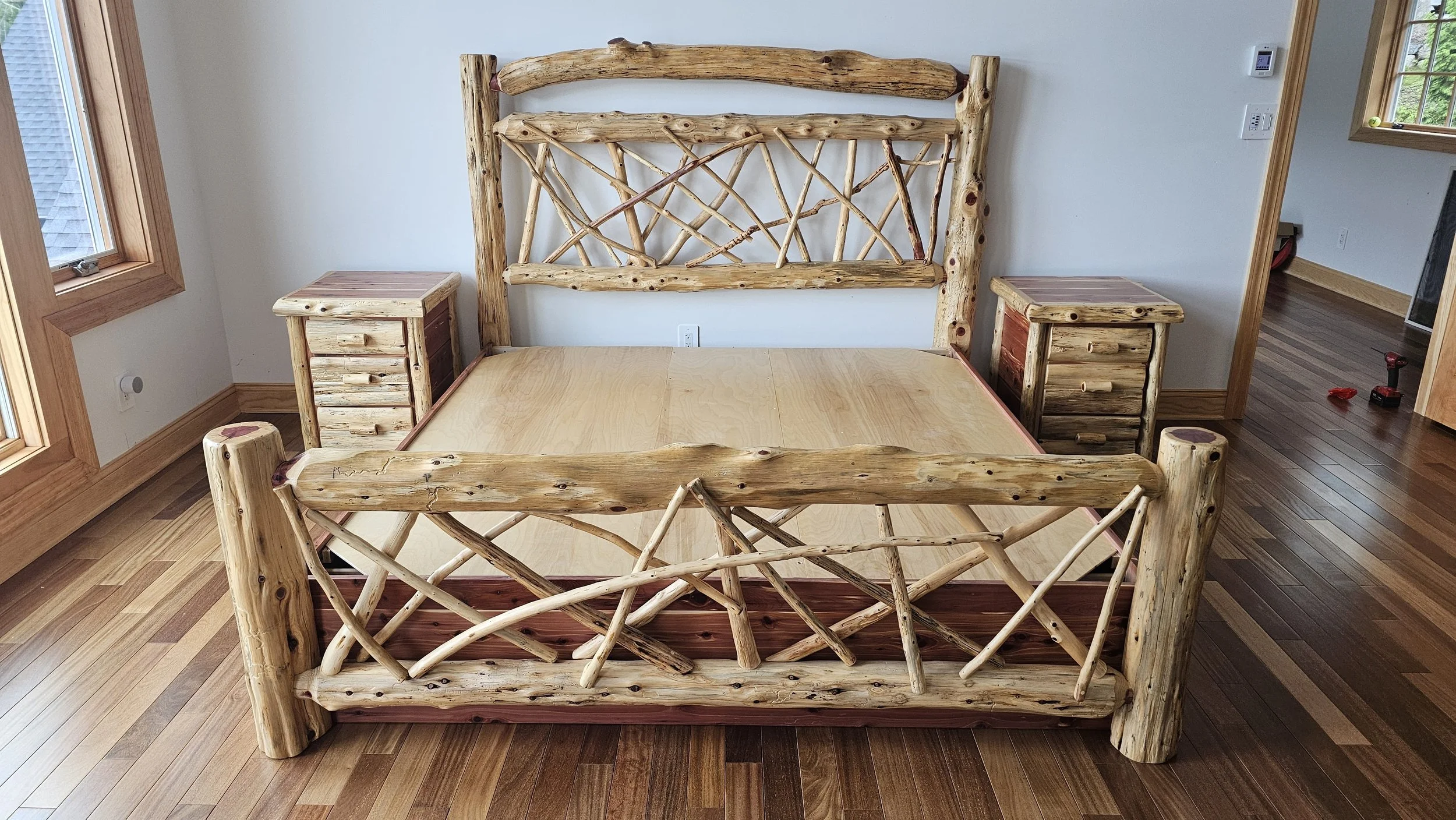 Red Cedar Bed — EZ Mountain Rustic Furniture