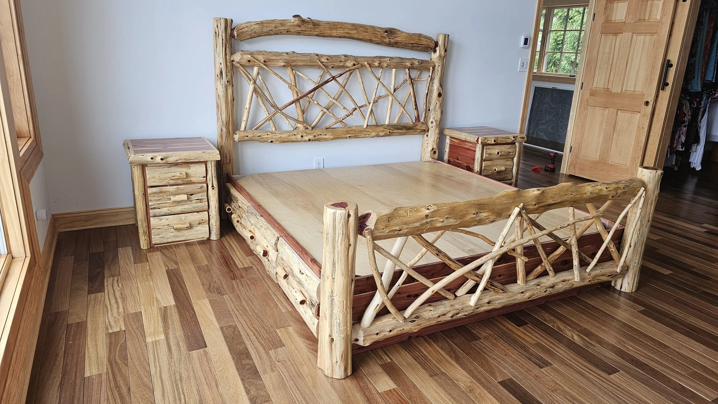 Red Cedar Bed — EZ Mountain Rustic Furniture