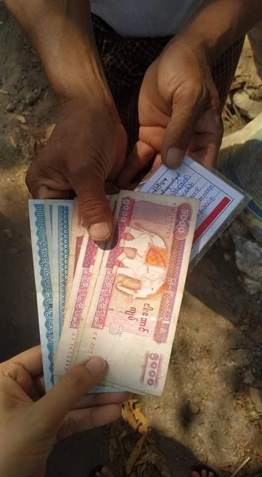 Striking CDM workers in Myitnge — Insight Myanmar