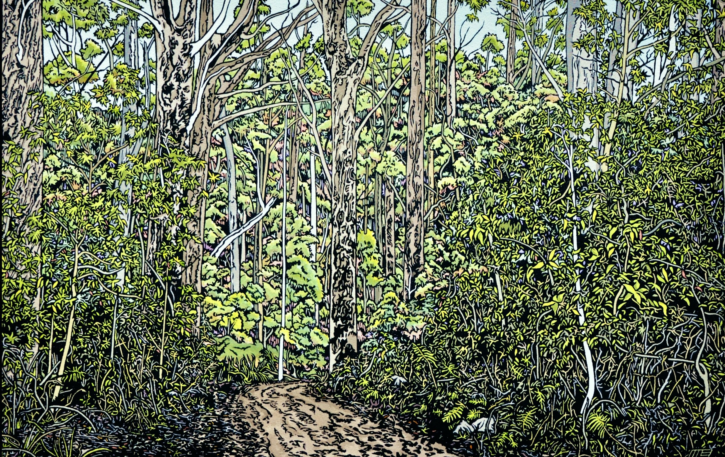 Wayne Singleton - Wayne Singleton Relief Block Printmaker