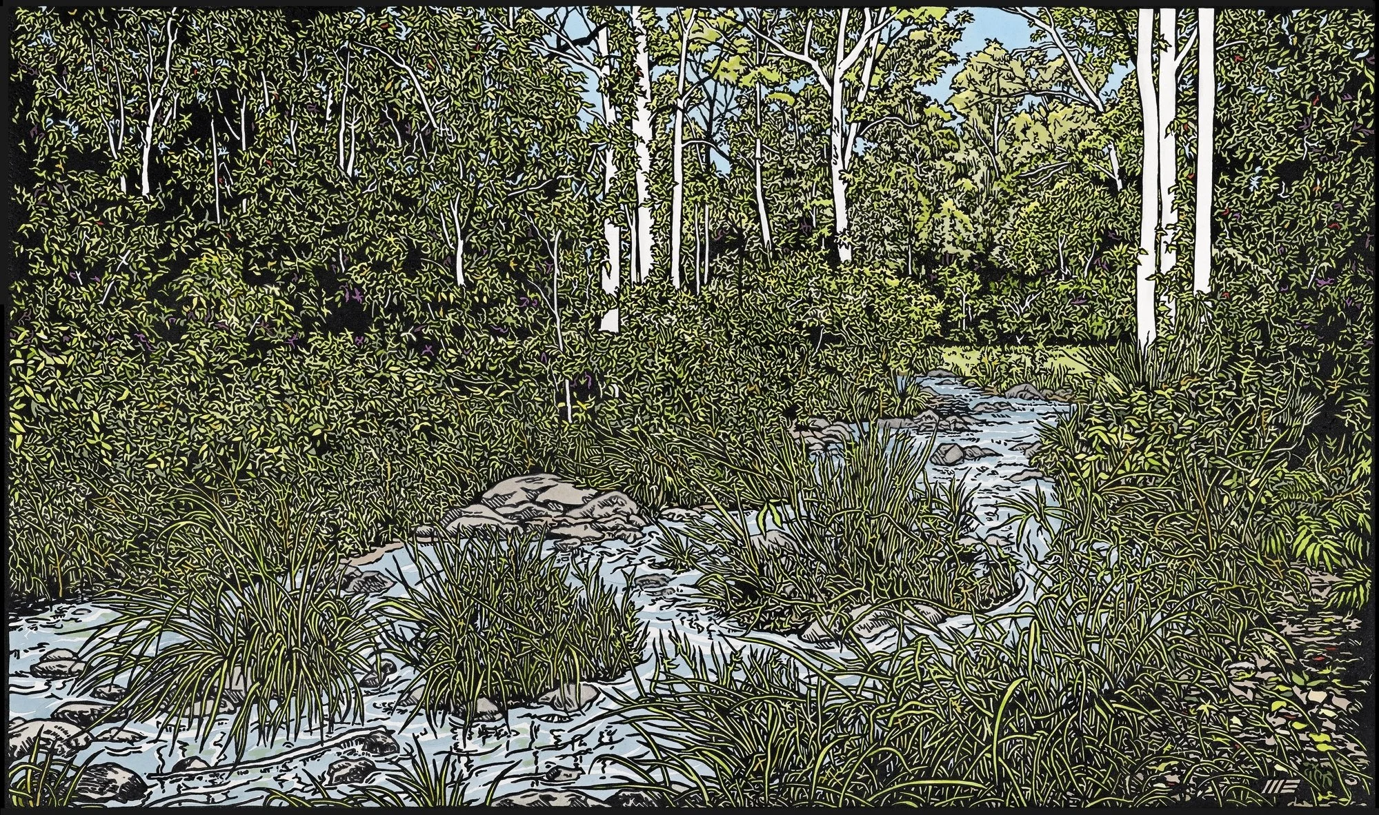 Wayne Singleton - Wayne Singleton Relief Block Printmaker