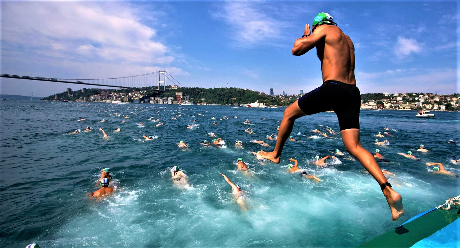 Cross-continental swimming race Asia to Europe — IDEE Travel & Events