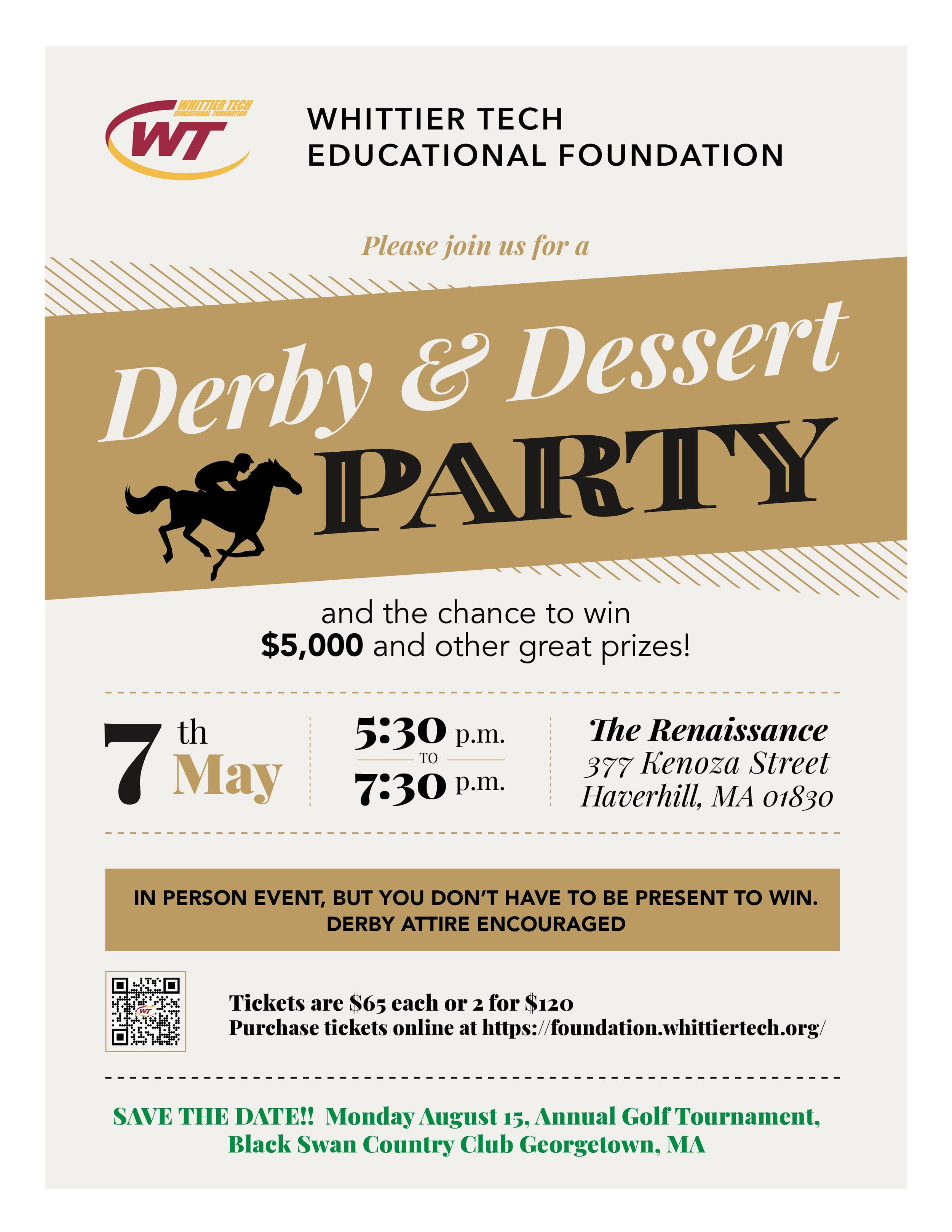 Dessert Fundraiser Flyer