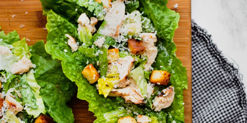 Chicken Caesar Salad Lettuce Wraps — Half & Half Magazine