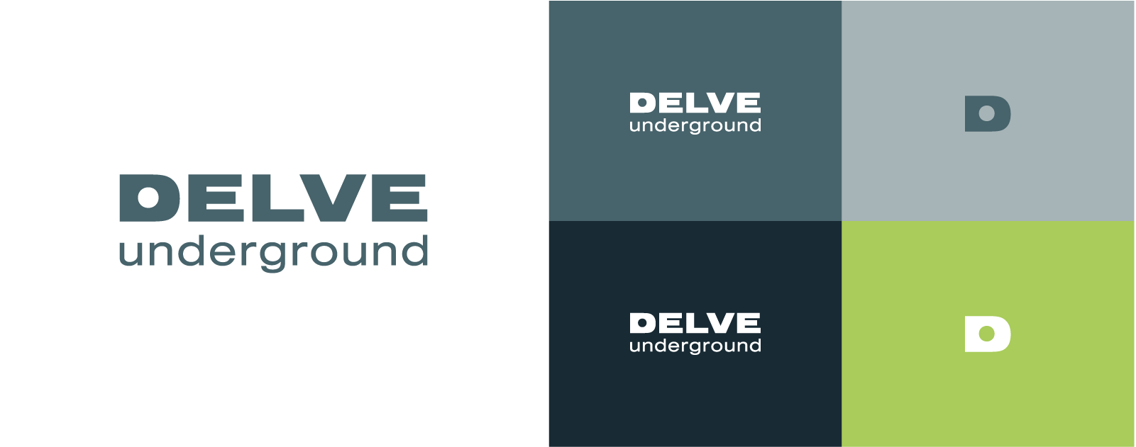 Delve Underground Rebrand — Bold Brand