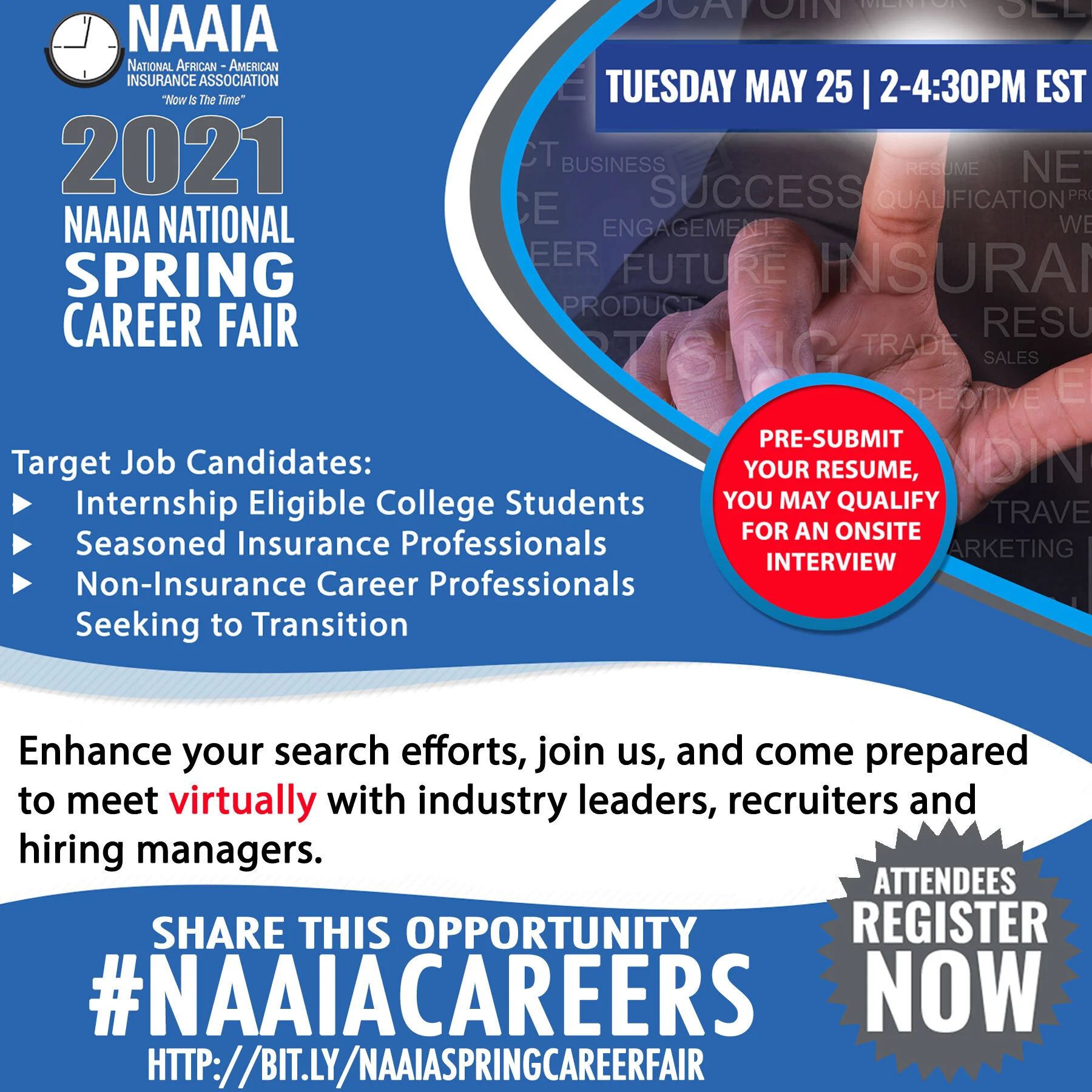 Register For 2021 NAAIA National Spring Career Fair — NAAIA