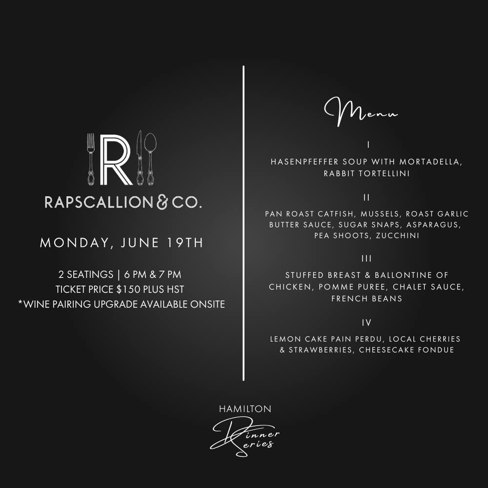 SPECIAL EVENTS — Rapscallion & Co.