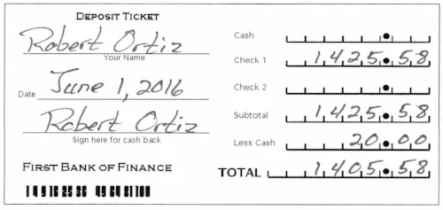 The Checkbook Project — Math Things
