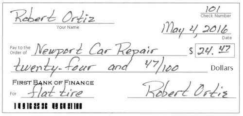 The Checkbook Project — Math Things