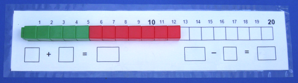 Unifix cube number lines — Math Things