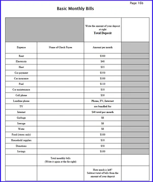 The Checkbook Project — Math Things