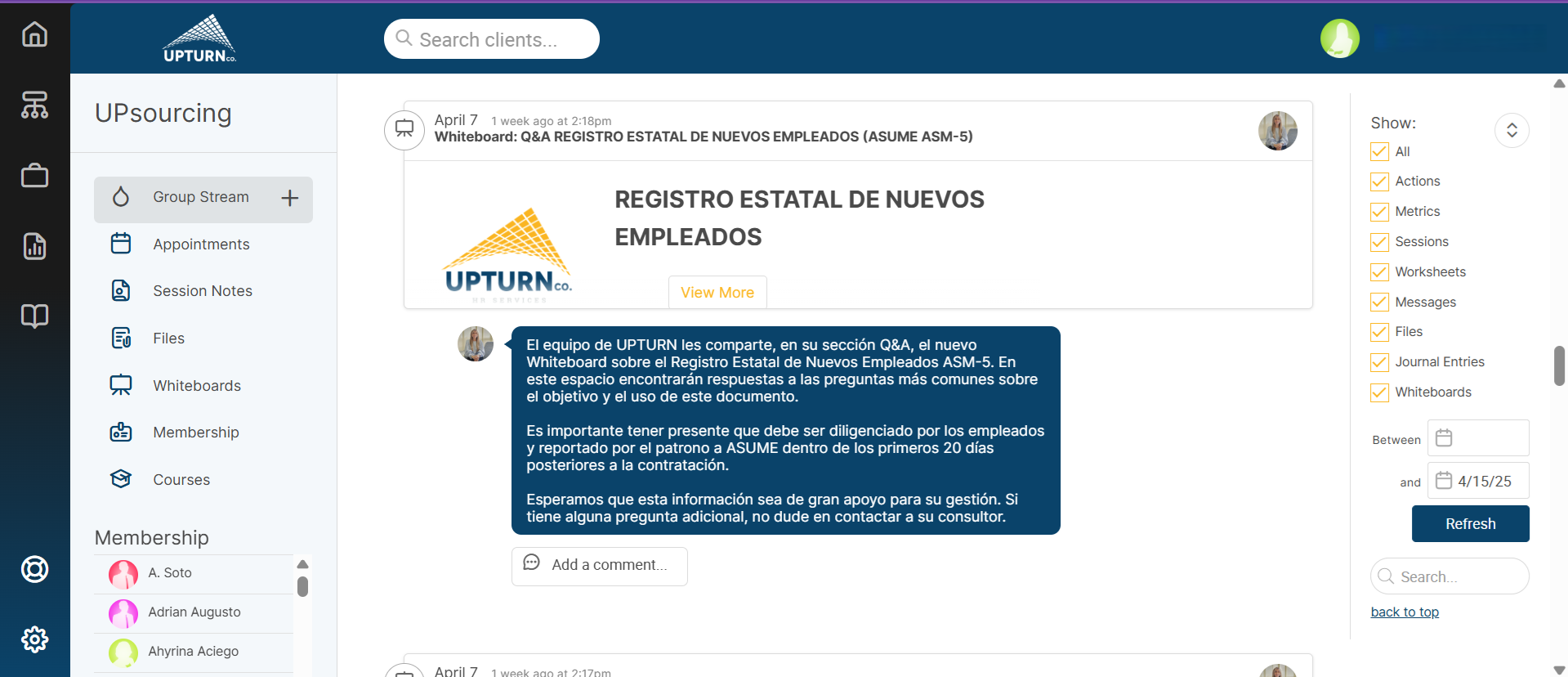 UPSUITE: la plataforma que transforma Recursos Humanos — UPTURNCO