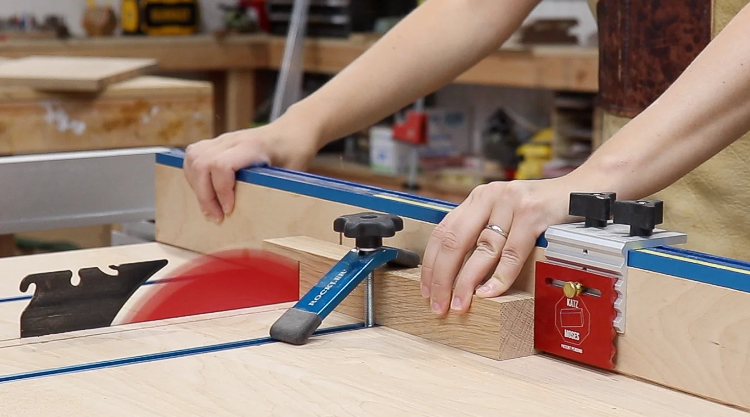 Shooting Board with Attachments — 3x3 Custom