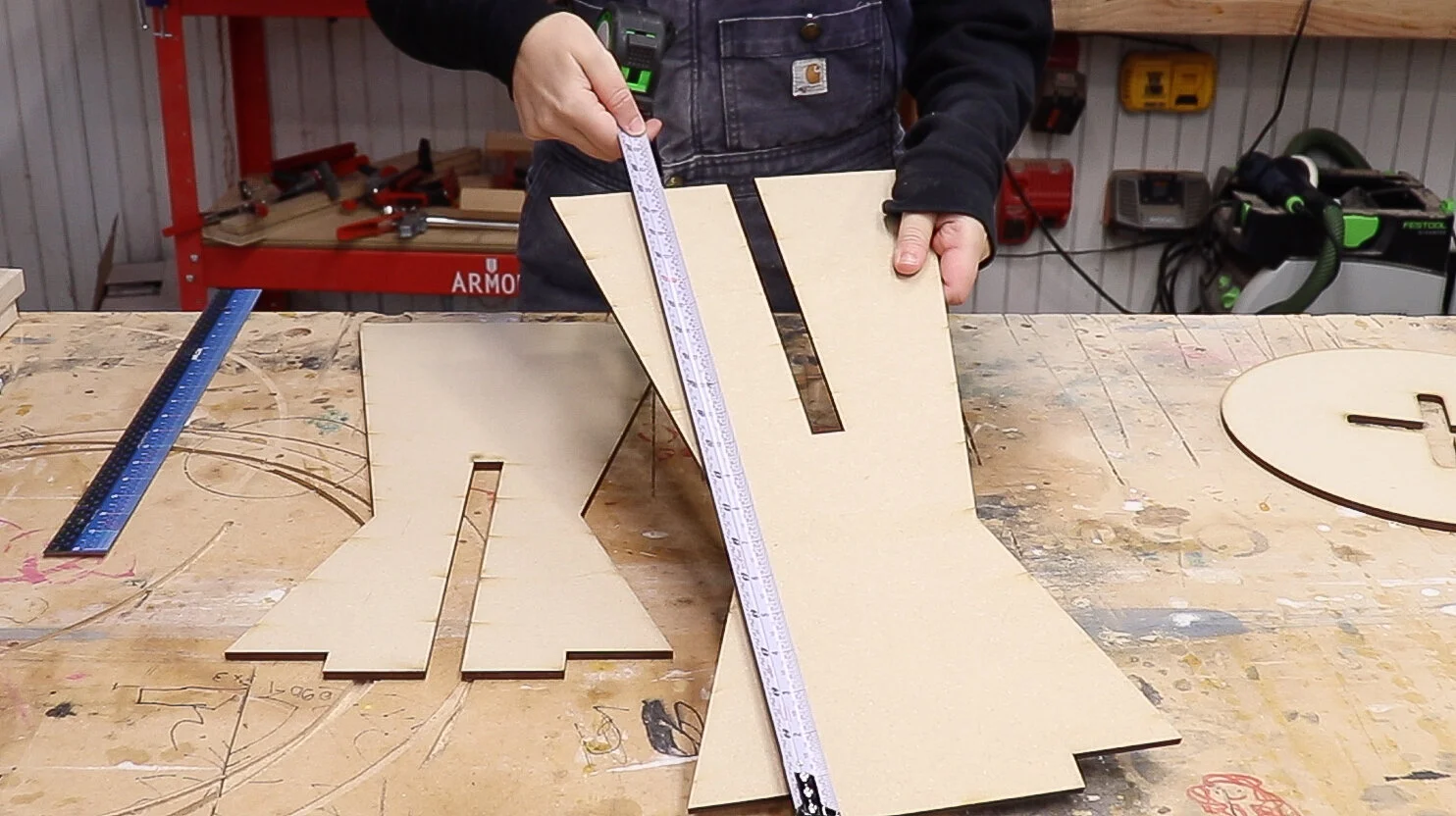 How to Use the Knock Down Stool Templates — 3x3 Custom