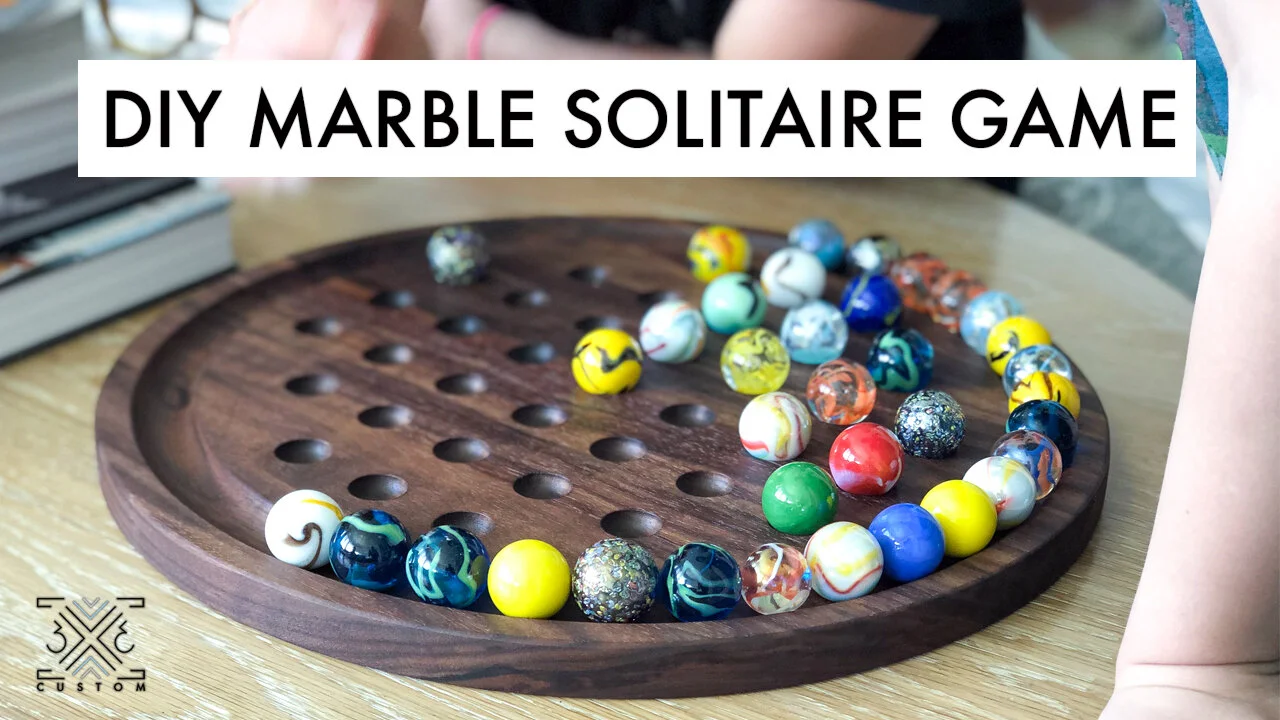 Marble Solitaire Game — 3x3 Custom